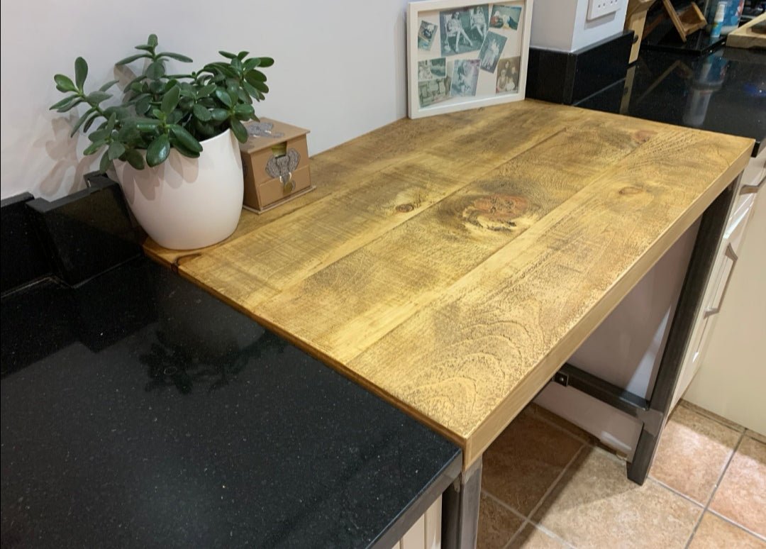 Extra Chunky rustic industrial breakfast bar – The Grain Company Ltd